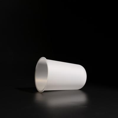 中国 オーダーメイド ロゴ プラスチック PP カップ フラット/ドーム 蓋 冷汁 販売のため