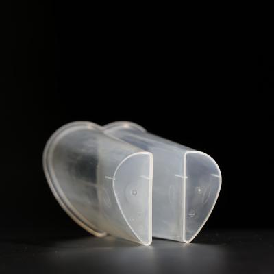 중국 FDA 인증 사용자 지정 로고 돔 뚜?? 이 있는 두 배 플라스틱 PP 컵 판매용