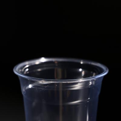 중국 차가운 음료, 커피, 보바 차 및 차가운 주스용 재사용 PET 플라스틱 컵 판매용