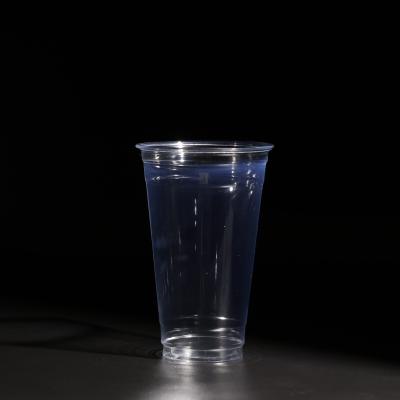 중국 맞춤 로고 식용품 등급 플라스틱 PET컵 냉음 음료용 뚜?? 판매용