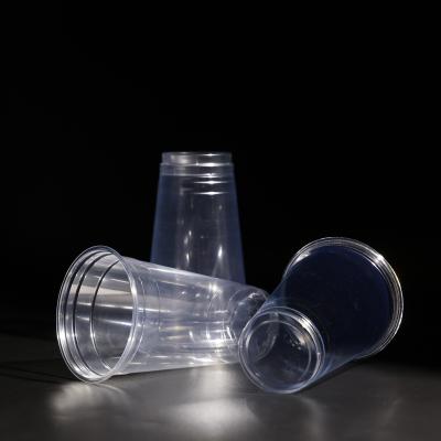 중국 450ML 쿨 음료용 돔/플랫 뚜?? 을 가진 내구성 플라스틱 PET 컵 판매용