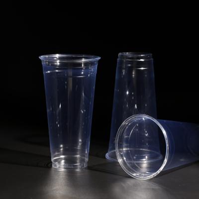 중국 20oz BPA 없는 냉동 음료용 PET 플라스틱 컵 판매용