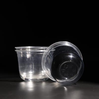 中国 軽量 使い捨てプラスチック PET カップ 12OZ 冷たいコーヒー ボバ茶 販売のため