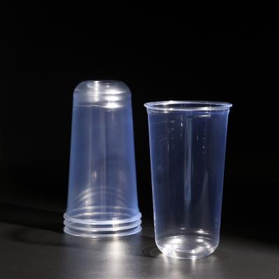 China 700 ml PET-plastiekbeker met stapelbare Deli-voedselopslagcontainer en aanpasbaar logo Te koop