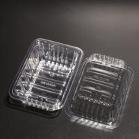 China Customized Plastic PET Disposable Rectangular Food Tray for sale