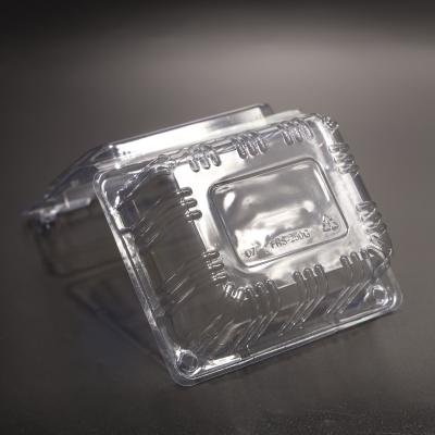 China Eco Friendly PET Rectangular Food Storage Containers With Lids Freezer Safe for sale