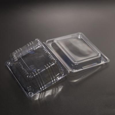 China Leak Proof PET Plastic Food Storage Container With Customized Color for sale