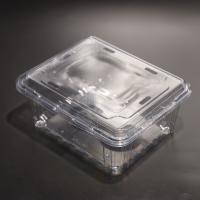 China Rectangular PET Food Container 190×155×80mm | Leak-Proof Disposable Plastic Packaging with OEM Options for sale