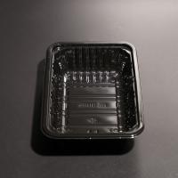 China FDA Approved Stackable BPA Free Plastic Reusable Rectangular Food Tray 180x130x40mm for sale
