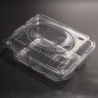 China Rectangular Disposable PET Food Storage Container 225x175x85mm Leak-Proof Takeaway Box for sale