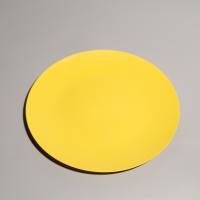 China Customized Round Eco Friendly PS Plastic Food Trays 35g Stackable Disposable for sale