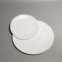 China FDA Certified BPA Free Round Disposable Food Tray 26mm 67g Stackable Customizable for sale