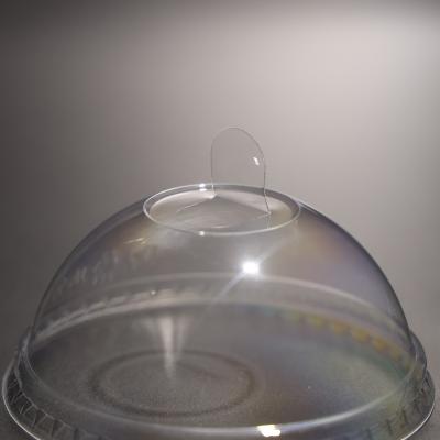 China Transparent Plastic Cup Lid Simple and Functional Accessory for Cup for sale