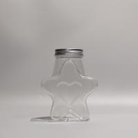 China 500ml Transparent PET Plastic Bottle with Screw On Cap for Beverage Storage for sale