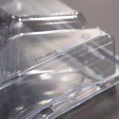 China Square Plastic Food Container Boxes With Lids for sale