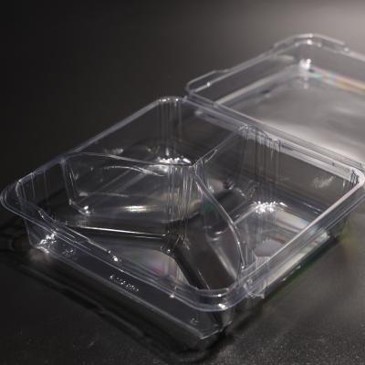 China Square Plastic Food Container Boxes With Lids for sale