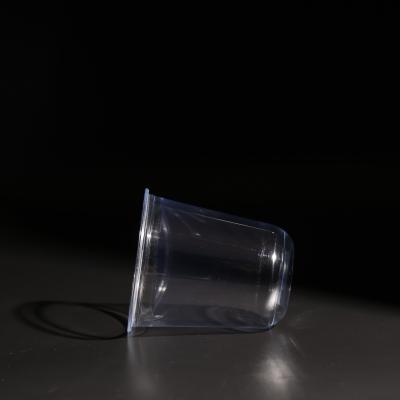 Cina Tazze PET trasparenti usa e getta da 400 ml con coperchio per tazze per bevande da succo in movimento in vendita