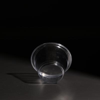 China Leekbestendige wegwerpplastic PET-bekers met koepel / plat deksel voor Boba-thee Te koop