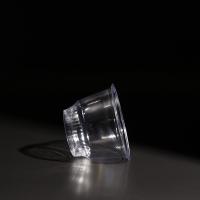 China Custom Printed 8oz Transparent PET Plastic Cups for Cold Bubble Tea Disposable for sale