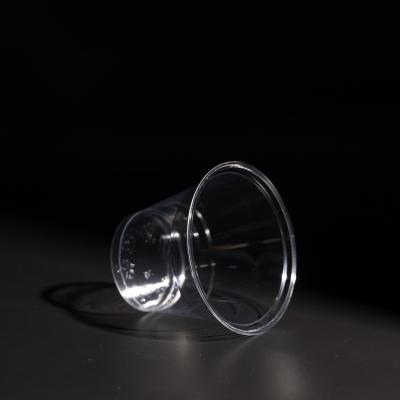 중국 투명한 플라스틱 일회용 PET 컵 차가운 음료 뚜?? 이 있는 보바 차 컵 판매용