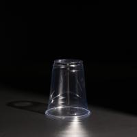 China 14oz Clear PET Cups with Dome Lids for Boba Tea Custom Printing 1000pcs for sale
