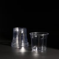 China Custom Logo Disposable PP Cup with Lid 500ml 700ml BPA Free FDA SGS for sale
