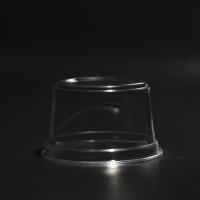 China 90mm Bottom Diameter 12oz PET Disposable Plastic Cups with Flat Dome Lids for Takeaway for sale