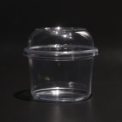 China Plastic Disposable Cup With Lid PP Cup Packaged In Inner Bag And Carton Suitable For Beverage Service for sale