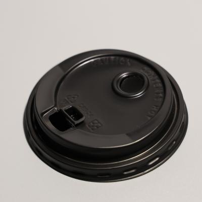 China Plastic Cup Lid 90mm Protective Lid For Plastic Cup Flat Surface Easy Snap On Secure Closure Prevents Spills And Maintains Freshness for sale