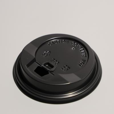 China 90mm Plastic Cup Lid Clear Disposable Plastic Lid Compatible With Cold Drink Cups Used In Cafes Restaurants And Catering for sale