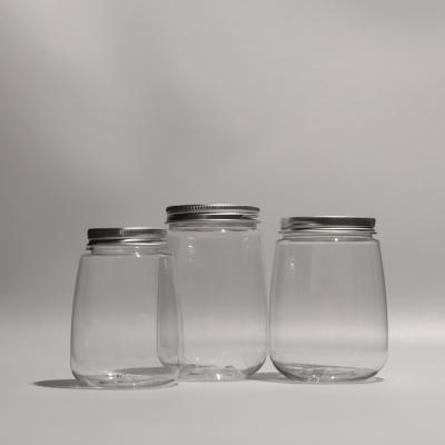 China Plastic PET Food Grade Plastic Bottles Safe Non Stackable Containers Perfect Packaging Choice for sale