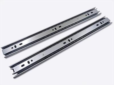 China Cold Rolled Steel Full Extension Ball Bearing Drawer Channel Drawer Slide 35mm 0.8*0.8*0.8 for sale