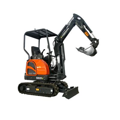 China 2021 Hotels High Power Mini Crawler Excavator High Quality Engine For Farmland Processing for sale