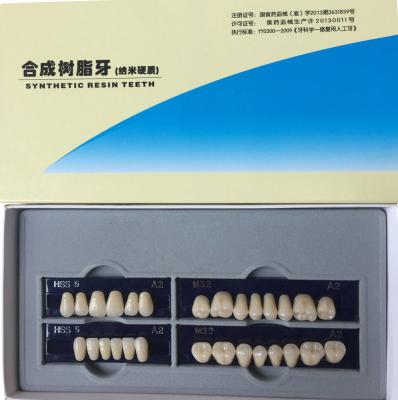 Cina Denti falsi della resina acrilica di odontoiatria del polimero acrilico dentario dentario dei denti A2 A3.5 in vendita