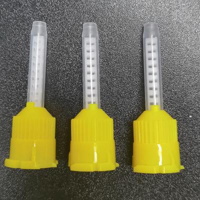 China Intraoral Mixing Tips Dental Static Mixed Tude  Dynamic Mixer Mixed Head 2#T 1:1 for sale