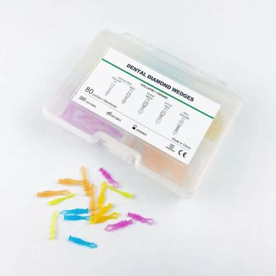 China Do sistema secional dental da matriz do ISO faixa plástica Diamond Wedges W4 2,0 da matriz à venda