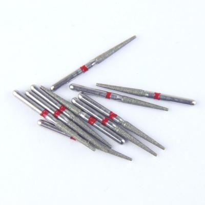 Cina Pacchetto negoziabile ad alta velocità dello stinco dentario di Diamond Polishing Fine Burs 1.595mm in vendita