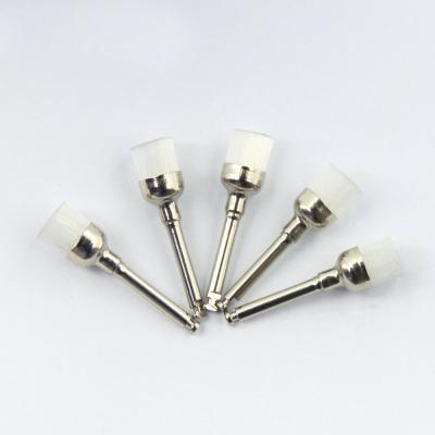 China Prophy Dental Cup Shape Brush Para Polir Dentes Branco Moda de Chave de Nylon Suave à venda