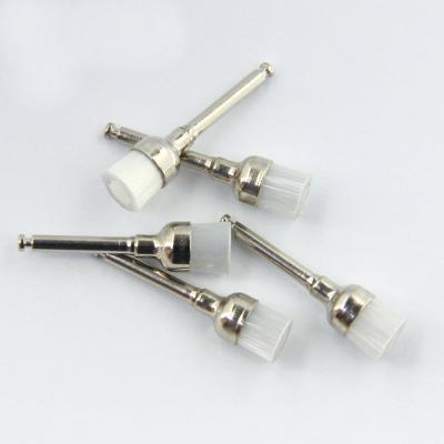 China Prophy Dental Cup Shape Brush Para Polir Dentes Branco Moda de Chave de Nylon Suave à venda