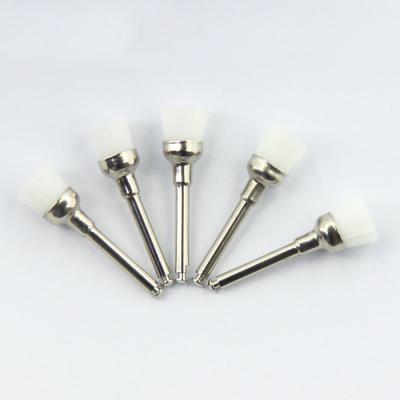 China Prophy Dental Cup Shape Brush Para Polir Dentes Branco Moda de Chave de Nylon Suave à venda