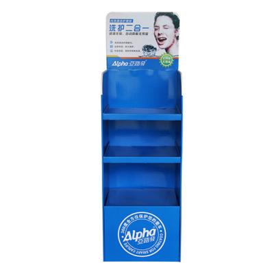 China Corrugated Floor Display For Cleaning Fluid for sale