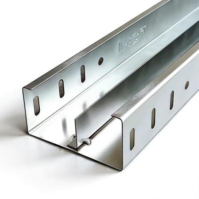 China Powder coated  Built-in partitions Partitioned Cable Tray for sale