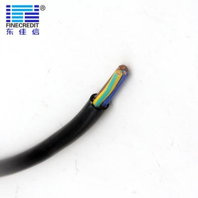 중국 5G 0.5mm2 PVC 다중 도체 플렉시블 케이블, H05VV-F Awg 전기 케이블 판매용