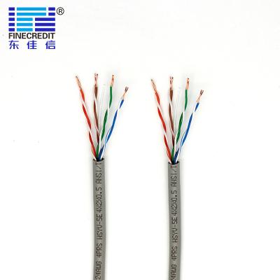 China 4 Pair 8 Cores UTP CAT 5E / FTP CAT 5E Ethernet Lan Cable HDPE Insulated network cable for sale