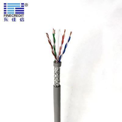 China 23AWG Cat6a UTP Ethernet Lan Cable 4 Pair Twisted PVC Sheathed for sale