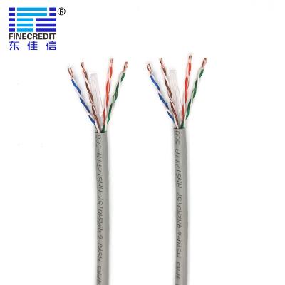 China Cat6 FTP 1000ft Ethernet Cable , 23AWG BC Conductor Single Core Copper Wire for sale