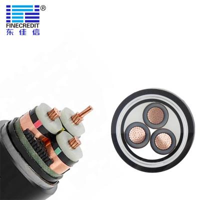 China YJV22 8.7/15KV Medium Voltage Power Cable Copper Core XLPE Insulated for sale