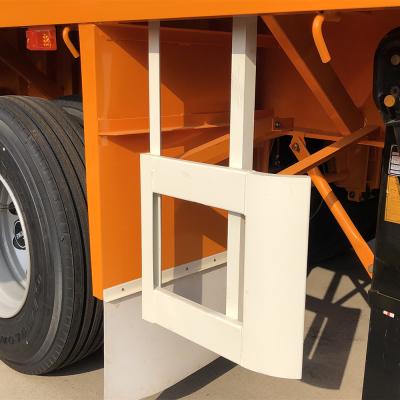 China Container Shipping CIMC 20ft Container Flatbed Semi Trailer with 12uints Twist Locks for sale