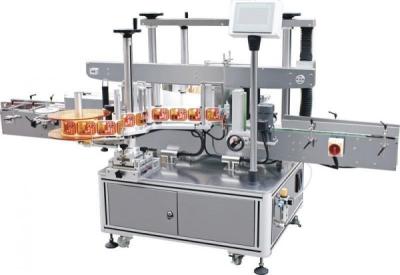 Cina Etichettatrice automatica del lato del doppio della bottiglia rotonda controllo intelligente in vendita