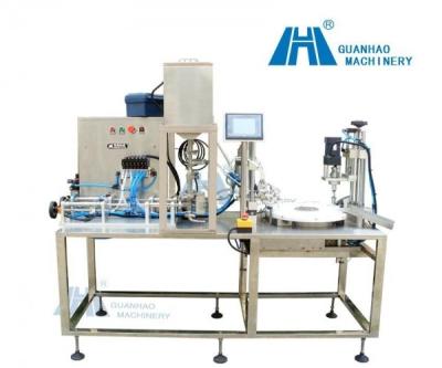 China Tipo cadena de producción automática de máquina del tornillo que capsula velocidad de la tabla en venta